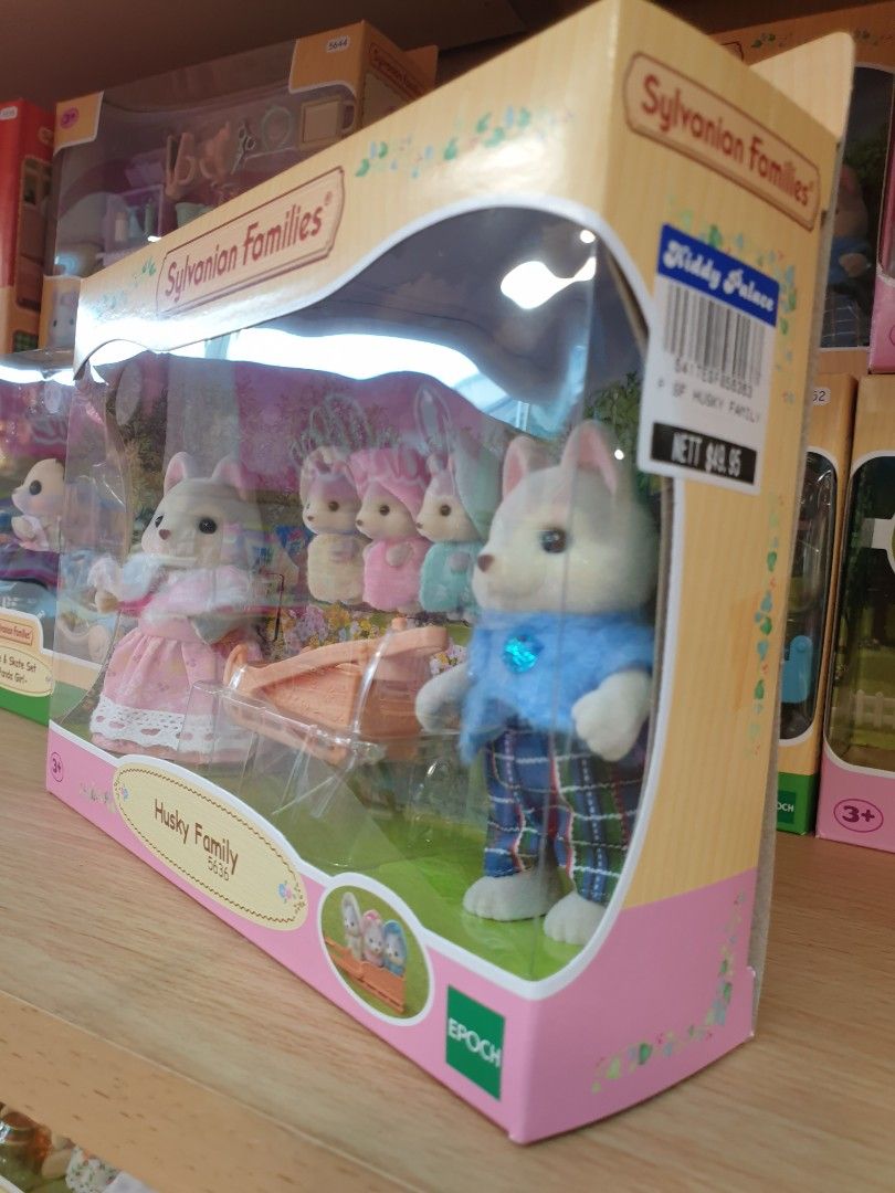 *New*Sylvanian families Calico critters miniature doll Husky dogs ...