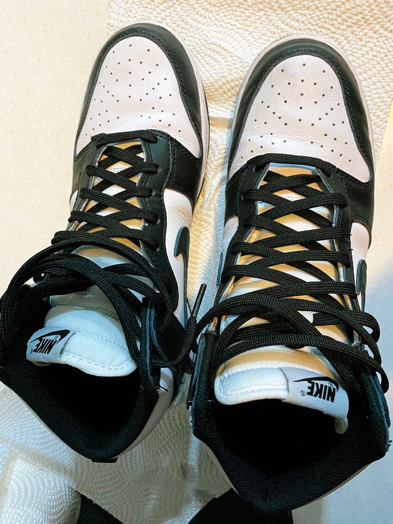 nike panda dunks mid, Men's Fashion, Footwear, Sneakers on Carousell