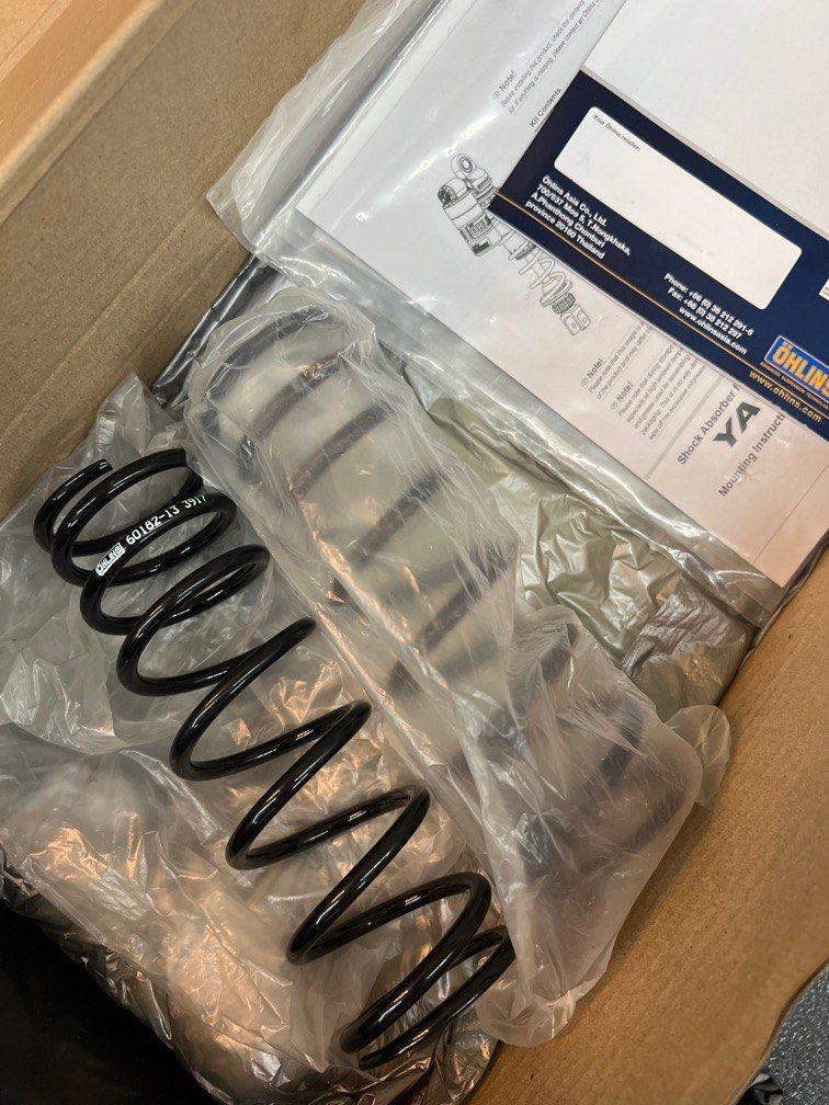 Ohlins Black suspension spring, Motorcycles, Motorcycle Accessories on ...