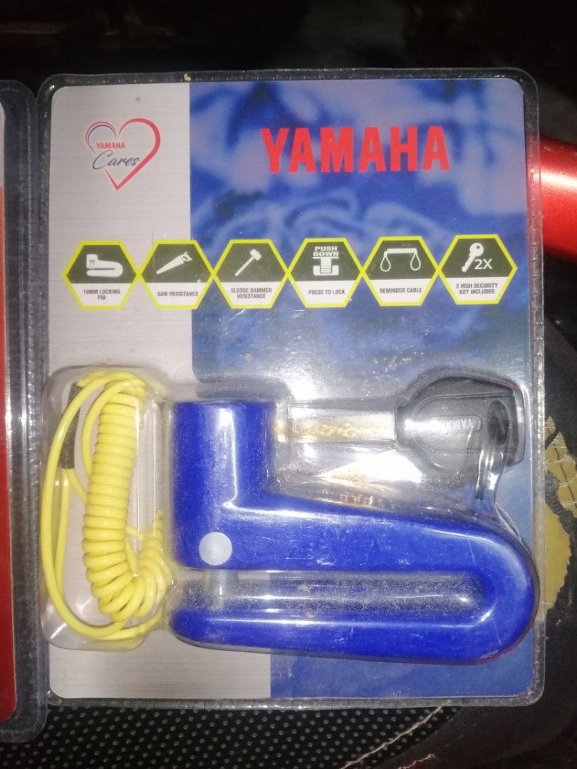 ORIGINAL DISC LOCK YAMAHA, Auto Accessories on Carousell