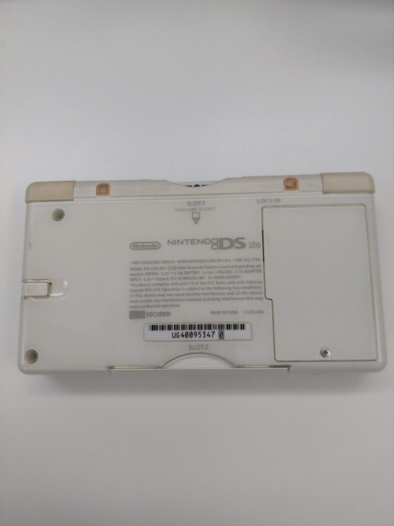 ORIGINAL Nintendo DS Lite White, Video Gaming, Video Game Consoles ...