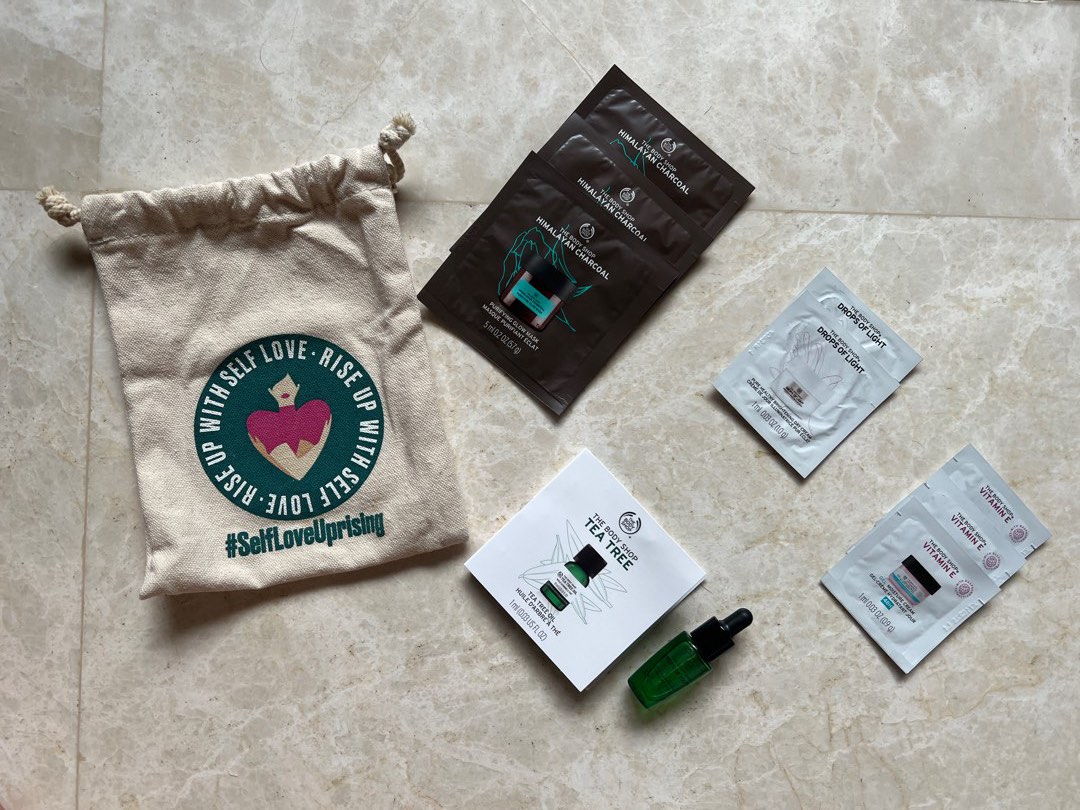 Pack of body shop samples, Beauty & Personal Care, Face, Face Care on ...