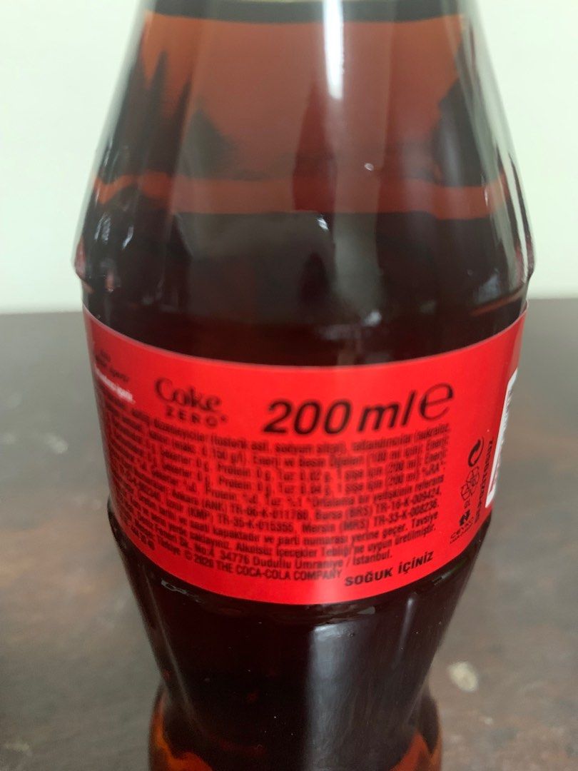 Pair of Coca Cola 200ml Glass Bottles (Turkey), Hobbies & Toys ...