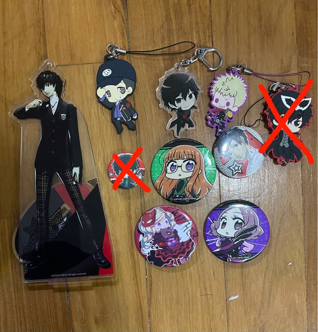 Persona miscellaneous merchandise (Akira, Futaba, Haru, Ann, Ryuji ...