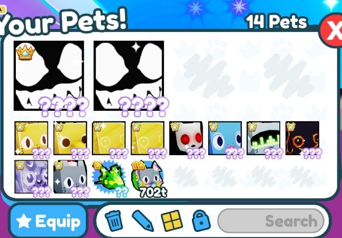 Pet Simulator X PSX Titanic Nightmare Cat, Video Gaming, Gaming ...