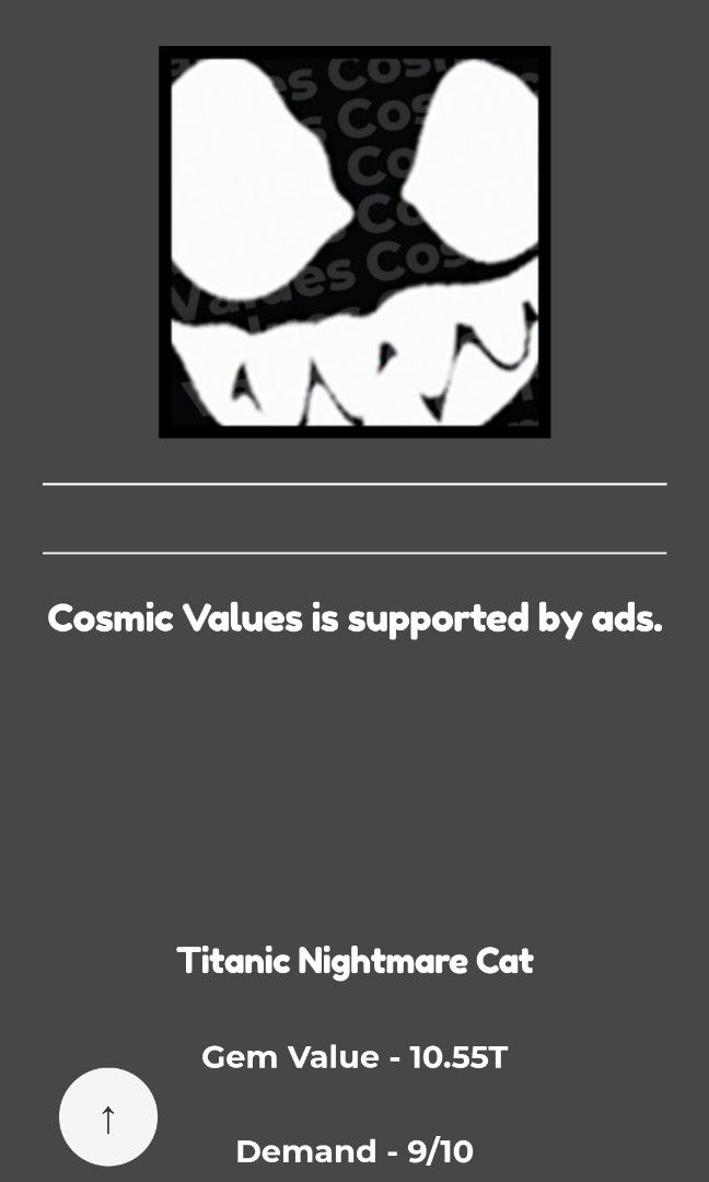 Pet Simulator X PSX Titanic Nightmare Cat, Video Gaming, Gaming ...