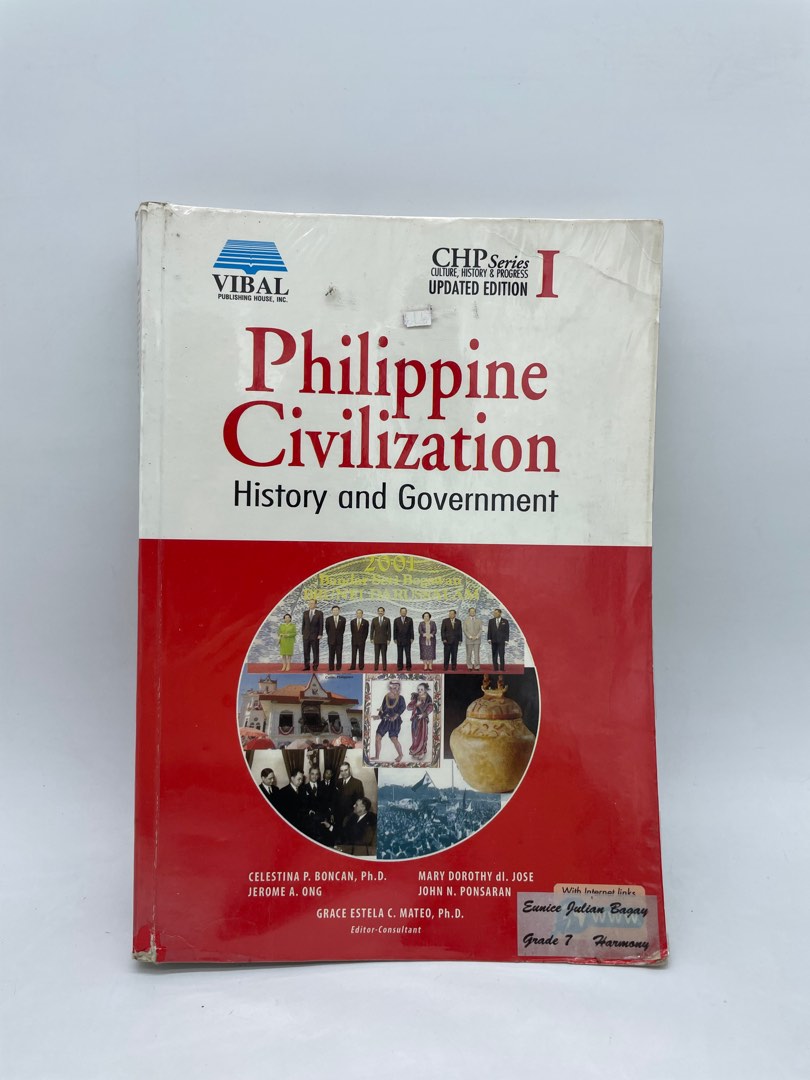Philippine Civilization (History and Government), Hobbies & Toys, Books ...