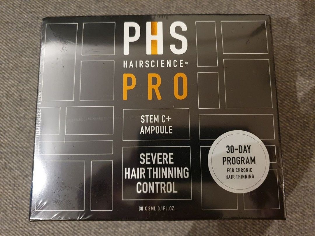 PHS hairscience PRO Stem C+ Ampoule (Botanical grade), Beauty ...