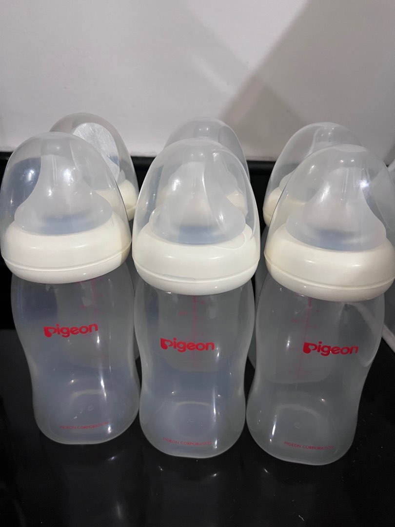 Pigeon Baby Bottle 240ml, Babies & Kids, Nursing & Feeding ...