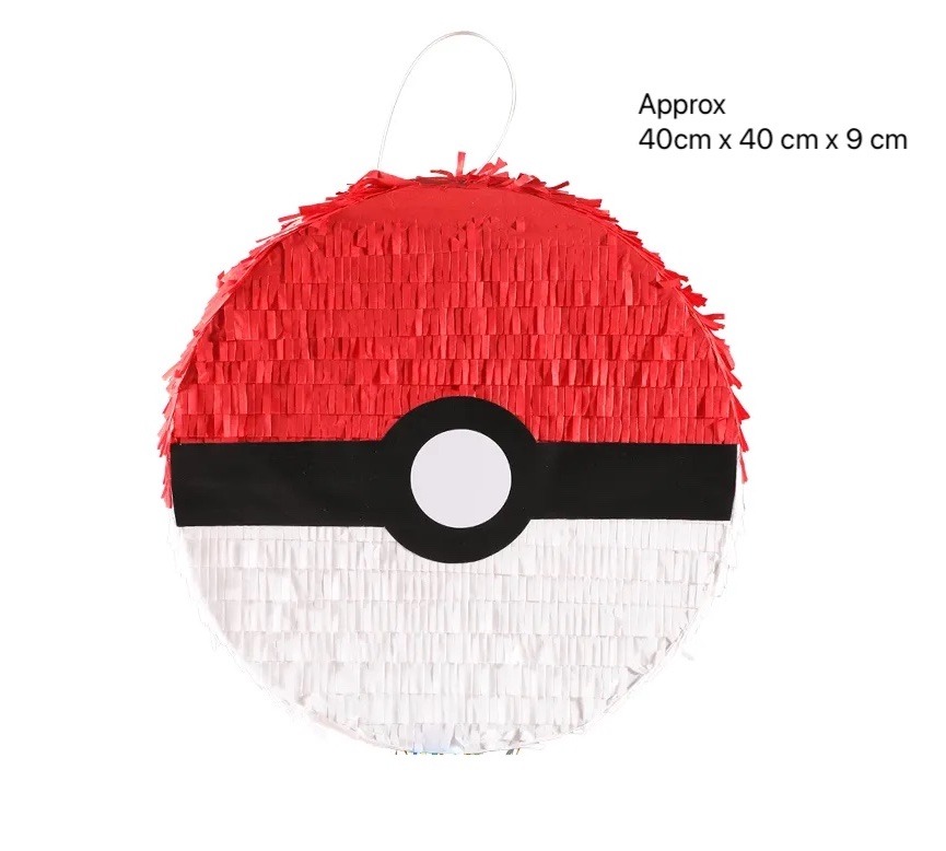 Pinata Pokemon Pokemon Ball FREE PINATA STICK Birthday Party Helium ...