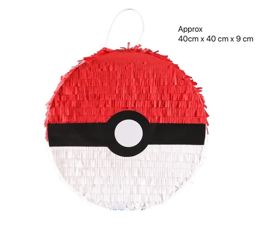 Pinata Pokemon Pokemon Ball FREE PINATA STICK Birthday Party Helium ...