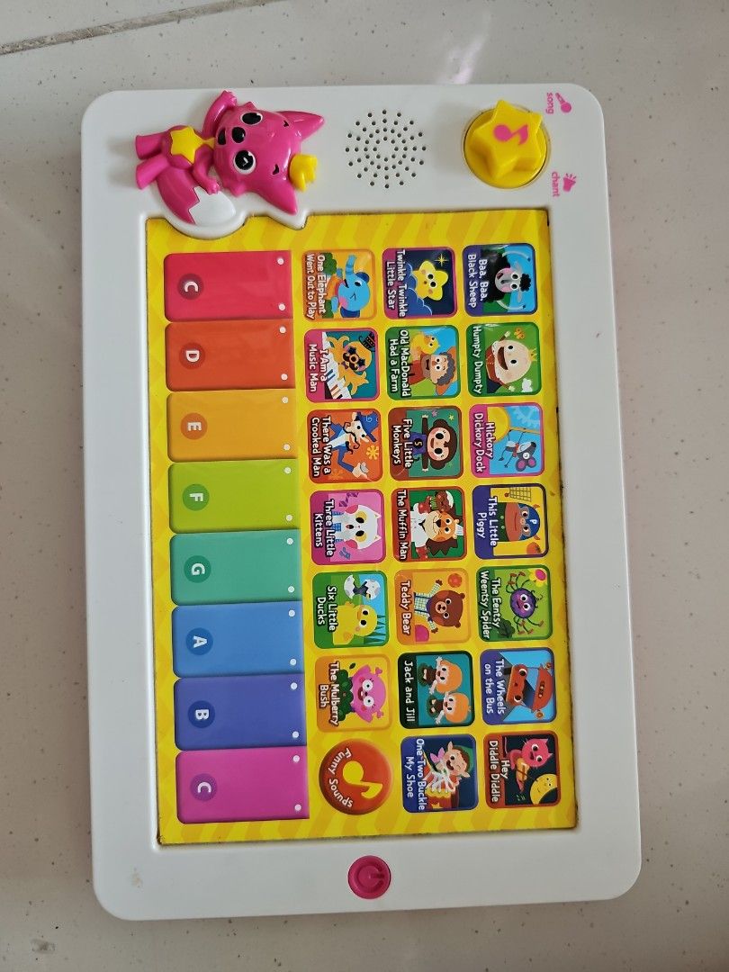 Ping Fong baby shark plush with music, Babies & Kids, Infant Playtime ...