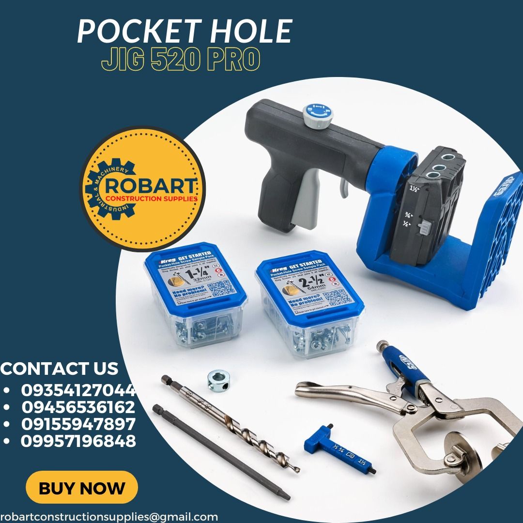 POCKET HOLE JIG 520 PRO, Commercial & Industrial, Construction Tools ...