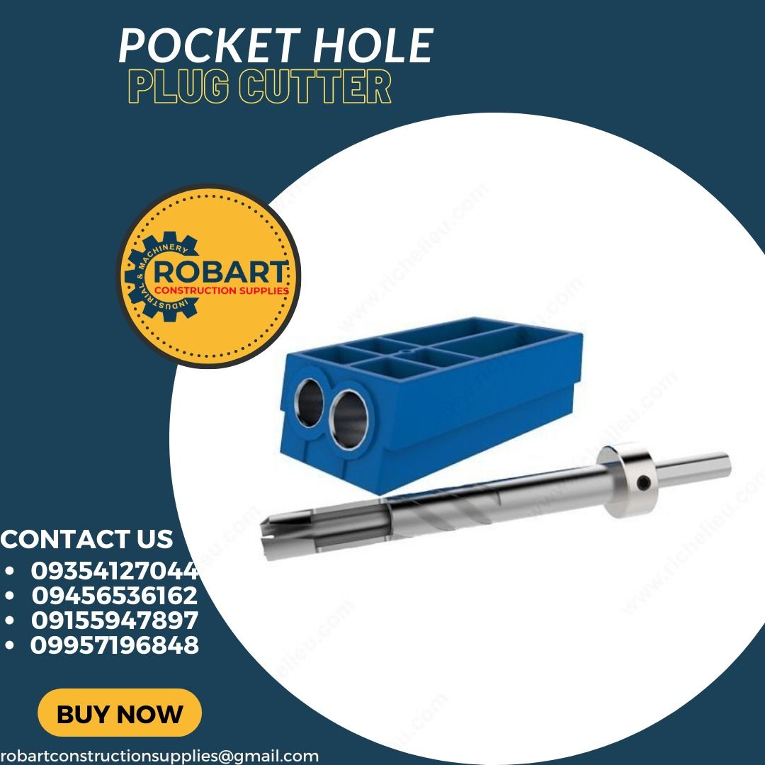 POCKET HOLE PLUG CUTTER, Commercial & Industrial, Construction Tools ...