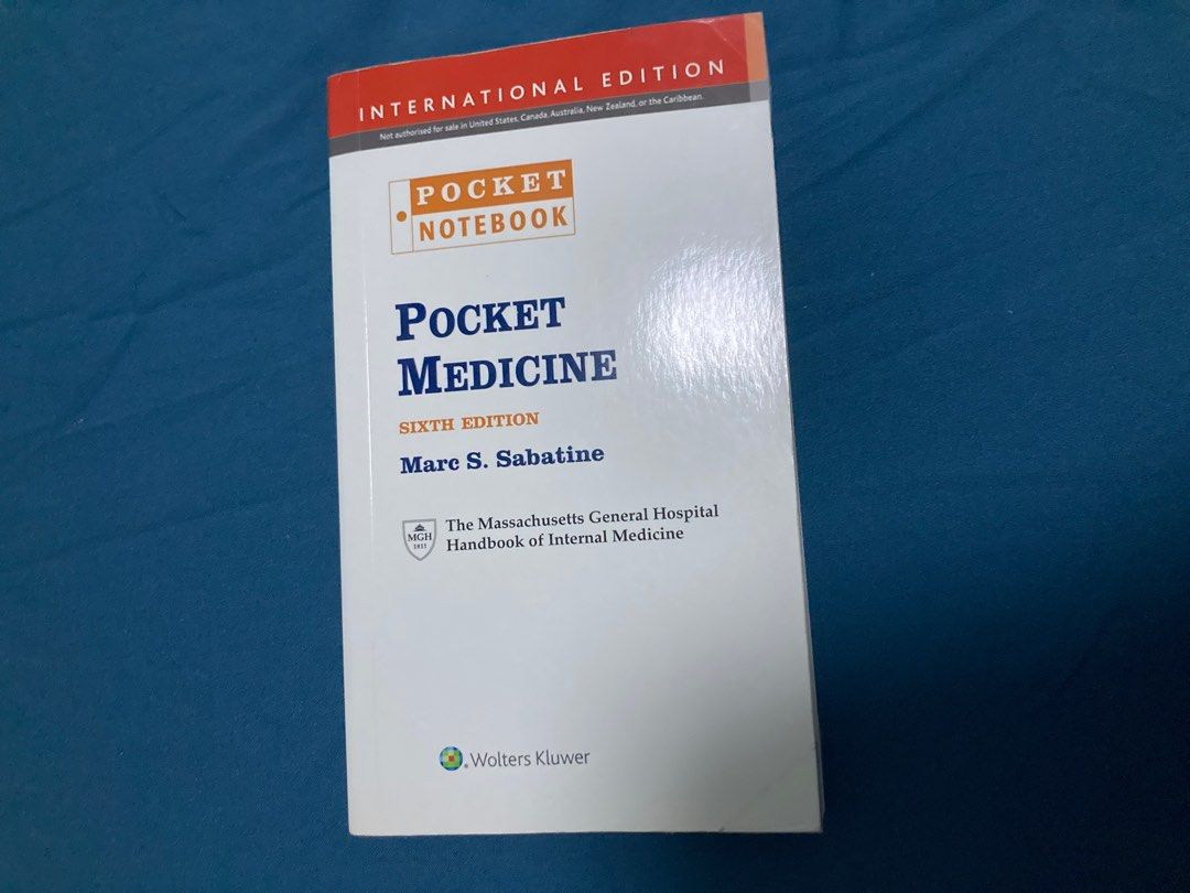 Pocket Medicine (Massachusetts) 6th edition, Everything Else on Carousell