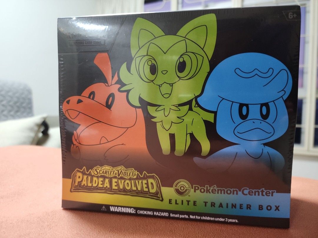 Pokemon Paldea Evolved Pokemon Center ETB, Hobbies & Toys, Toys & Games ...