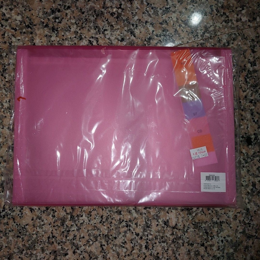 POP Bazic A4 Expanding File, Hobbies & Toys, Stationery & Craft ...