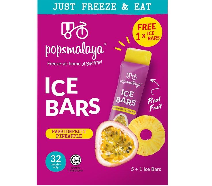 POPSMALAYA ICE BARS FREEZE BARS PASSIONFRUIT PINEAPPL, Food & Drinks ...