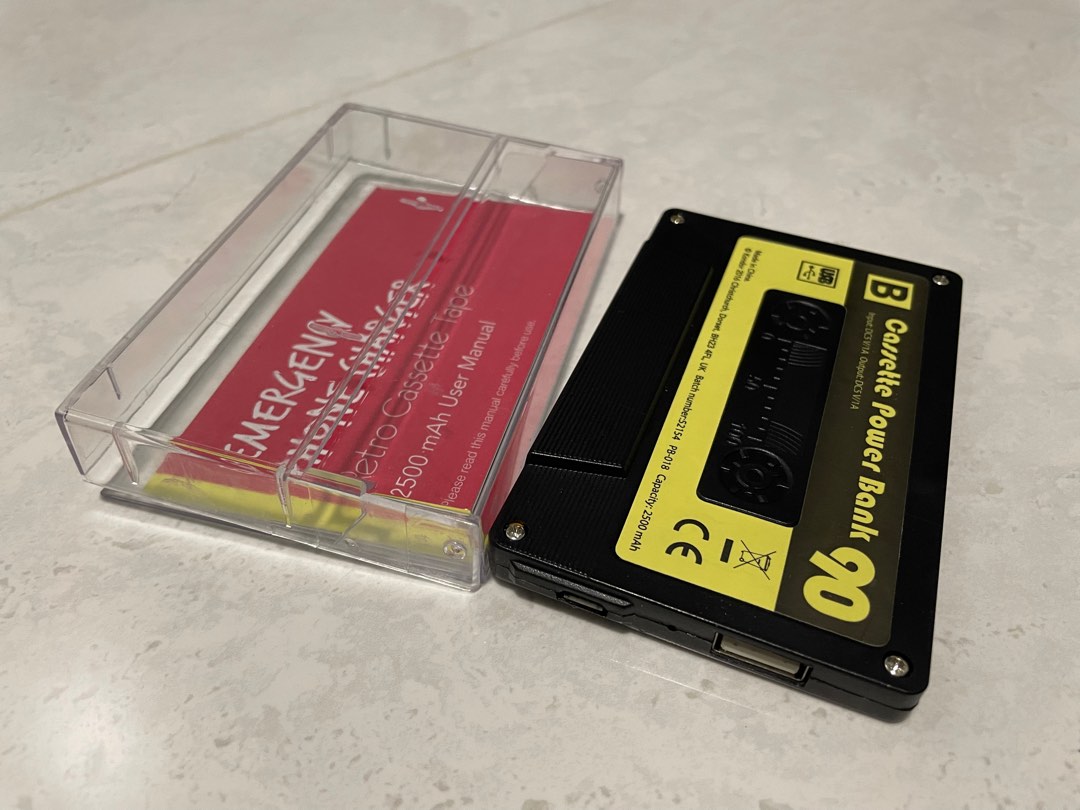 Portable Powerbank - Retro Cassette Design, Computers & Tech, Parts ...