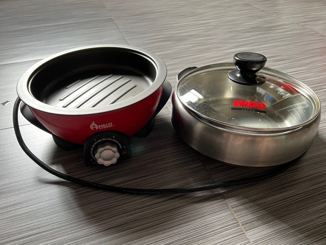 PowerPac Steamboat with BBQ Grill , 2 in 1 Multi Cooker 2L, TV & Home ...