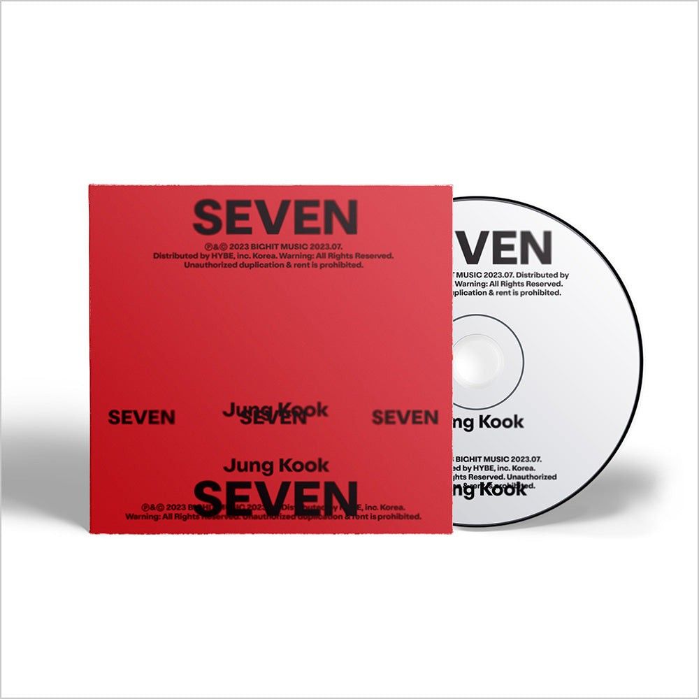 [PRE-ORDER] OFFICIAL BTS JUNGKOOK SEVEN SINGLE CD FROM USA, Hobbies ...