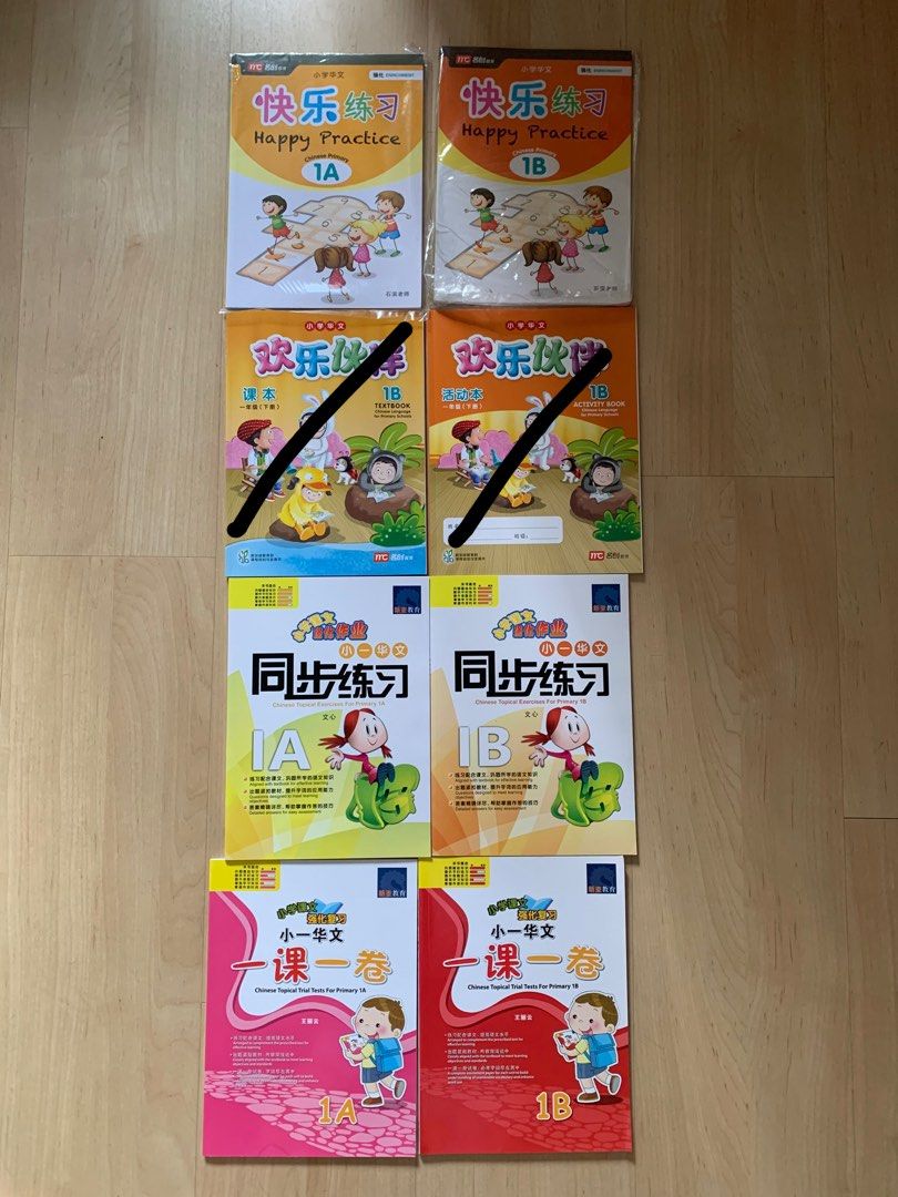 Primary One P1 Maths English Chinese School Books Text Books, Hobbies ...