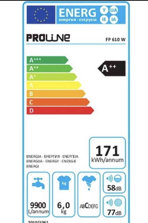 Proline front load washing machine, TV & Home Appliances, Washing ...