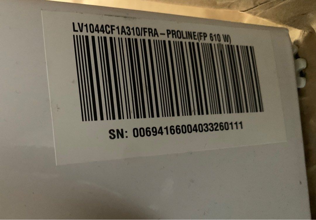 Proline front load washing machine, TV & Home Appliances, Washing ...