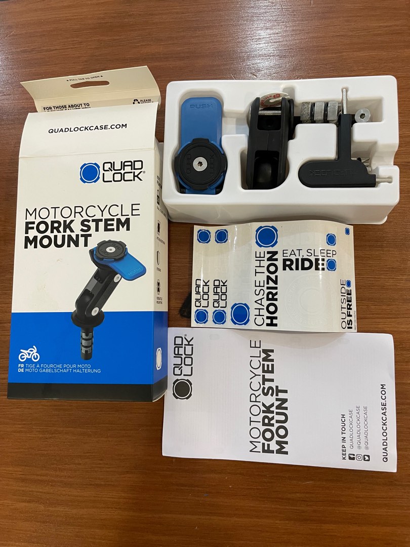 Quad lock fork stem, Motorbikes on Carousell