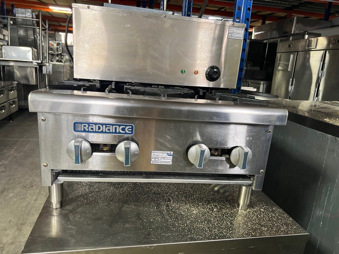 Radiance 4 Open Burner Counter Top 4 Hob Cooker/ Lpg, TV & Home ...