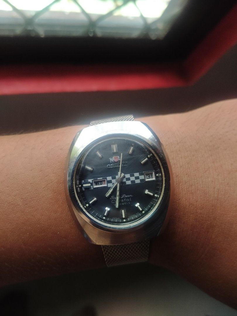 Rare vintage Orient Super Racer Crystal watch, Men's Fashion, Watches ...
