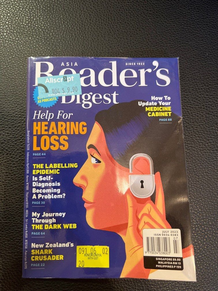 Reader's Digest Asia - July 2023, Hobbies & Toys, Books & Magazines ...