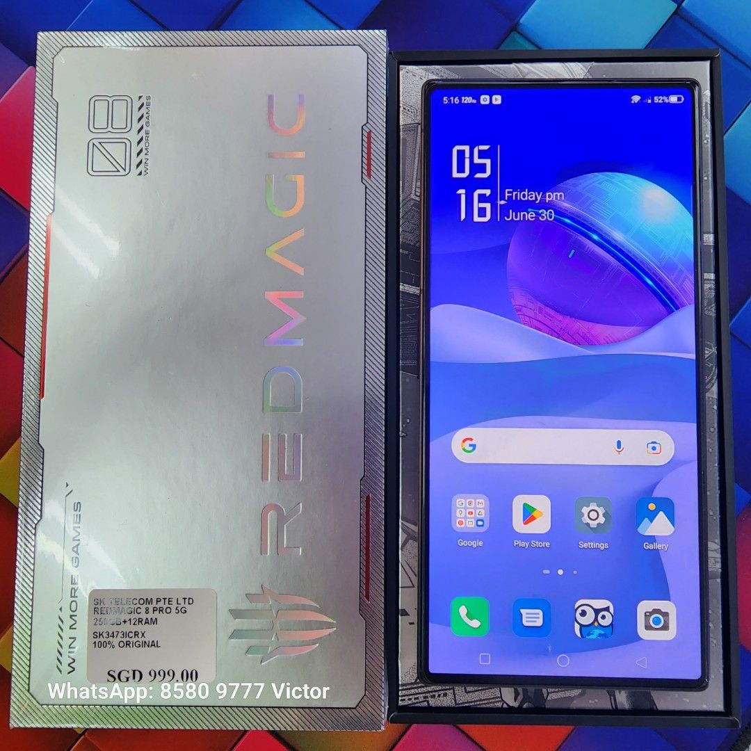 Red Magic 8 Pro 5G 256GB+12RAM (GAMING PHONE SNAPDRAGON 8 GEN 2 ...