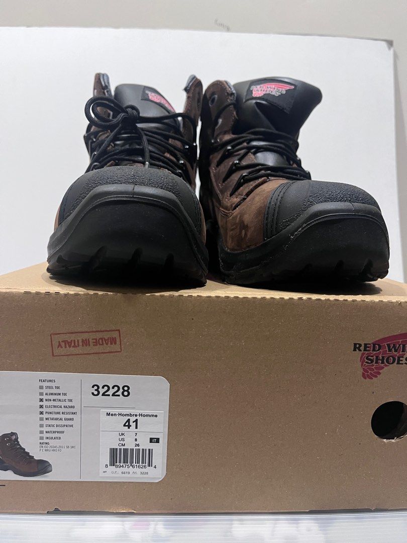 Red Wing made in Italy, Men's Fashion, Footwear, Boots on Carousell