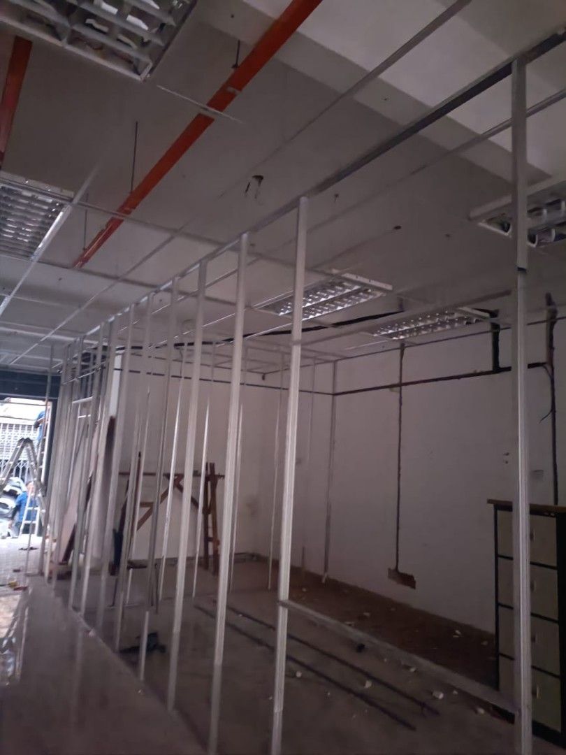 Renovation Plaster Ceiling Partition Paint Wiring Hacking conceal ...