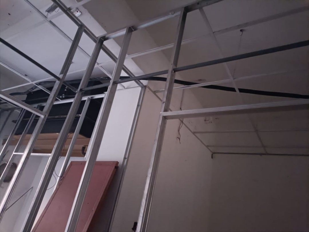 Renovation Plaster Ceiling Partition Paint Wiring Hacking conceal ...