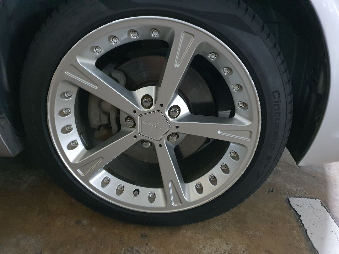 Rep 17 inch Ac Schnitzer rims w tyres, Car Accessories, Tyres & Rims on ...