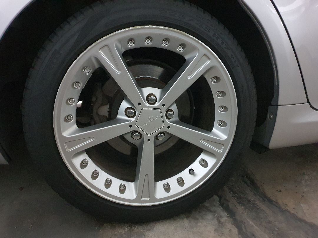 Rep 17 inch Ac Schnitzer rims w tyres, Car Accessories, Tyres & Rims on ...