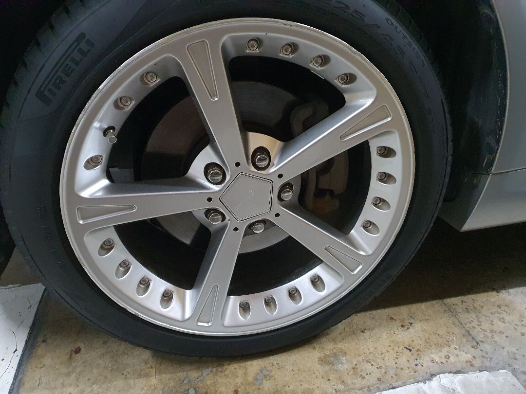 Rep 17 inch Ac Schnitzer rims w tyres, Car Accessories, Tyres & Rims on ...