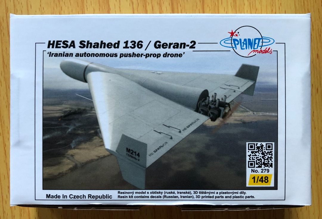 **Resin** Planet Model 1/48 279 HESA Shahid 136 / Geran-2 Iranian ...