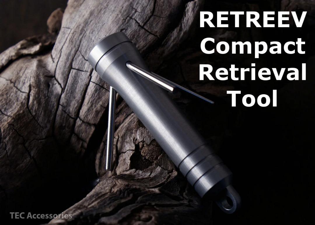 RETREEV Compact Retrieval Tool (Black/Red and Anodized) on Carousell