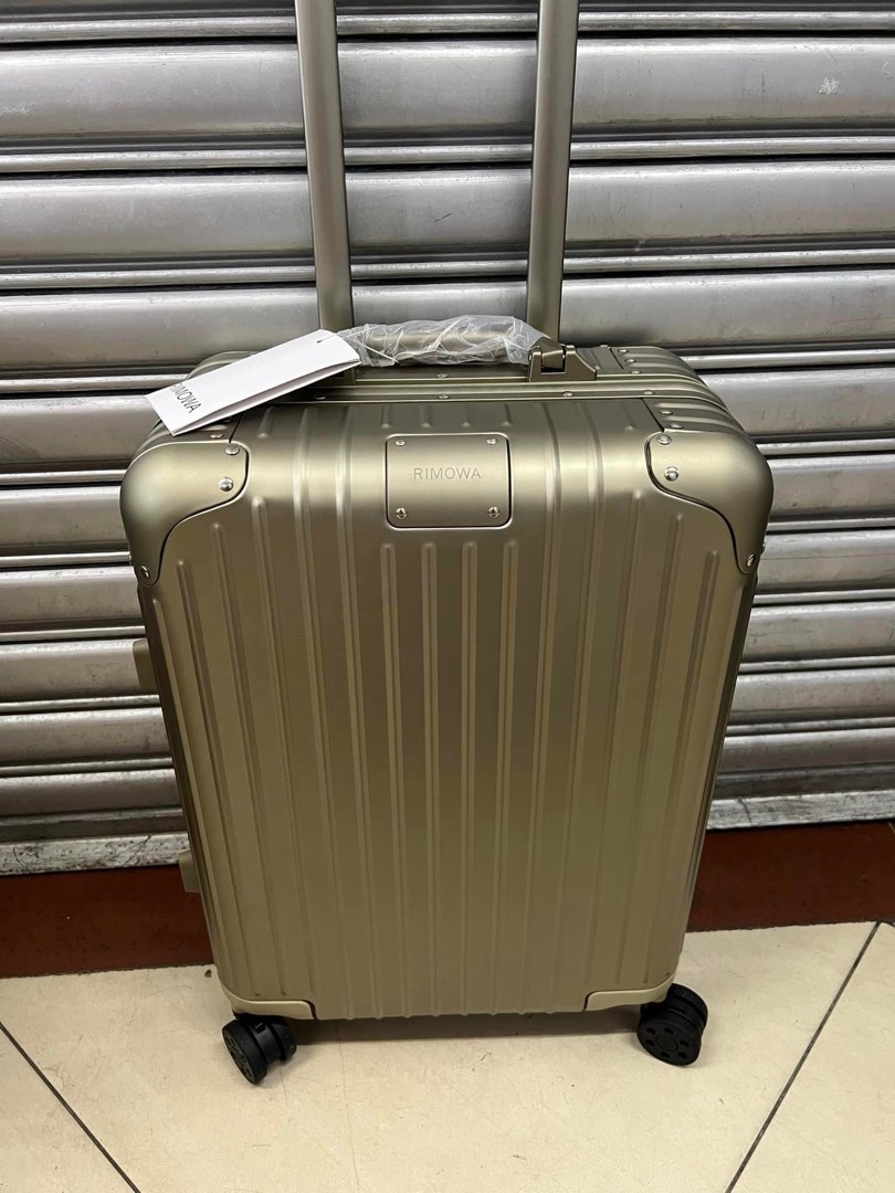Rimowa Topas Titanium Aluminum Luggage Hand carry small size on Carousell