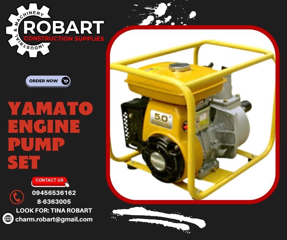 ROBIN/ YAMATO ENGINE PUMP SET, Commercial & Industrial, Construction ...