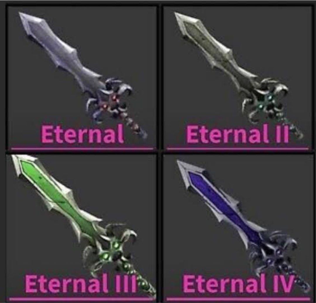 Roblox- MM2 (knife set), 電子遊戲, 電子遊戲, 其他 - Carousell