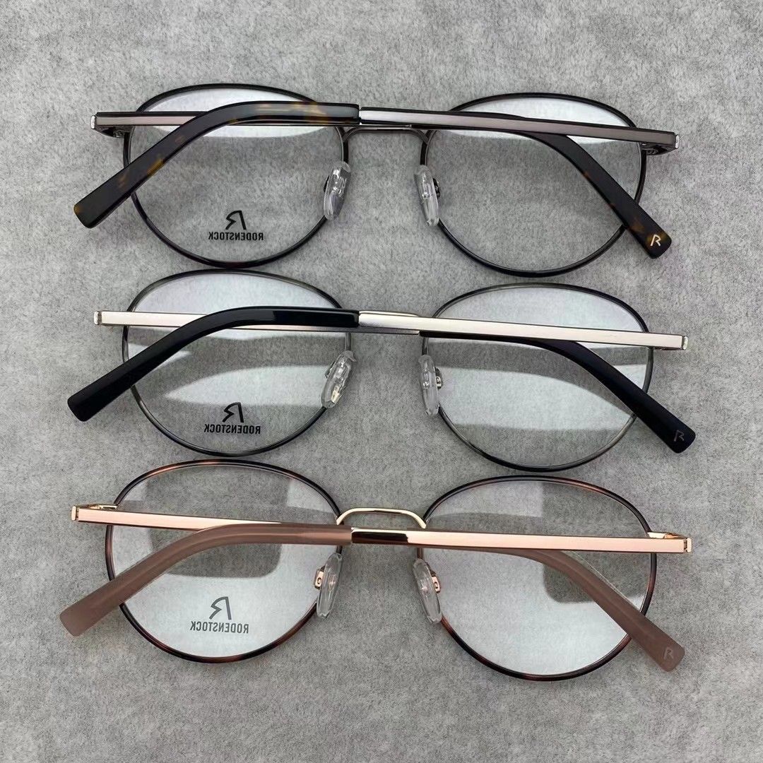 Rodenstock round titanium glasses unisex specs, Men's Fashion, Watches ...