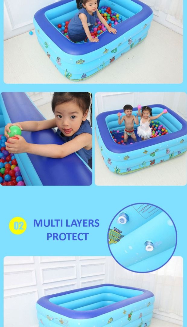 Safety Food Grade PVC Child Swimming Pool Adult Baby Swimming Pool Baby ...