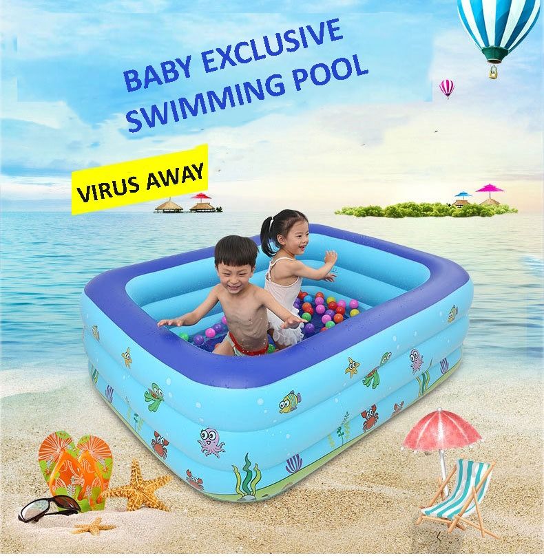 Safety Food Grade PVC Child Swimming Pool Adult Baby Swimming Pool Baby ...