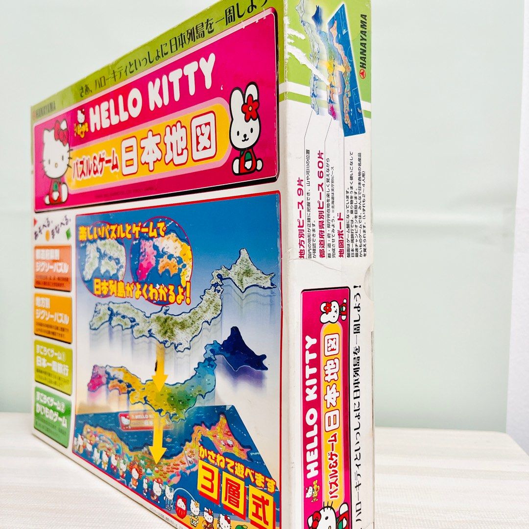 Sanrio Hello Kitty Limited Japan Map Game, Hobbies & Toys, Toys & Games ...