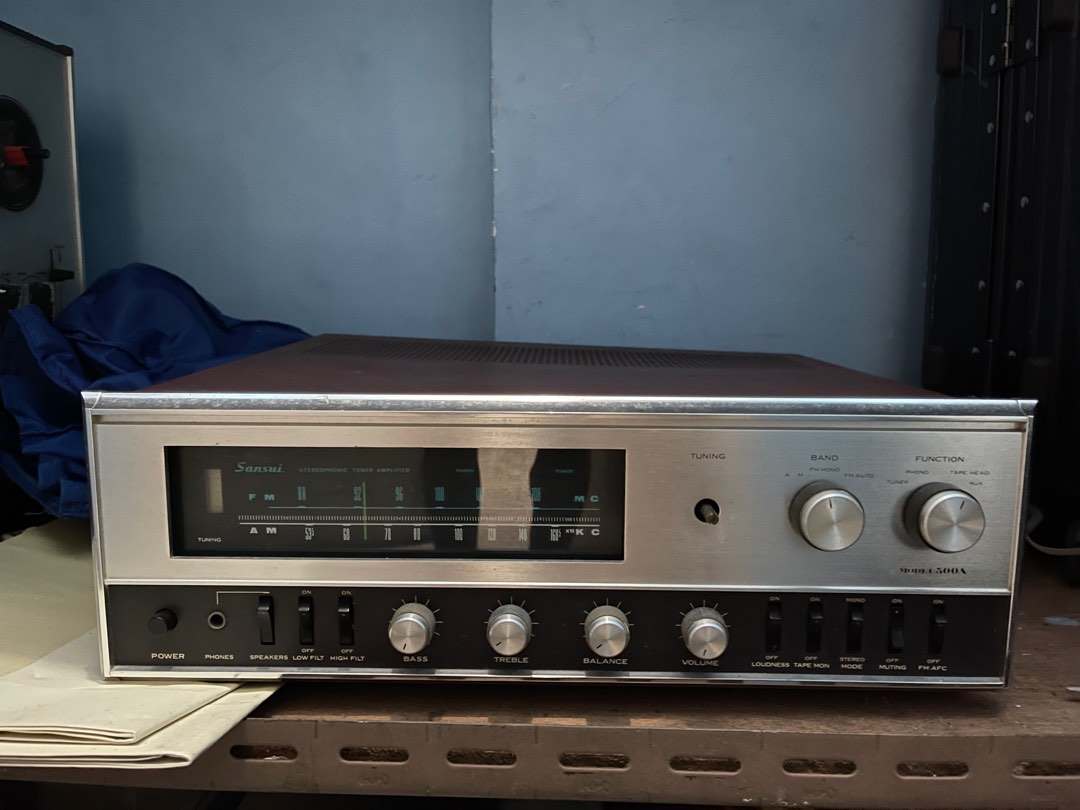 Sansui 500A Tube amp, Audio, Soundbars, Speakers & Amplifiers on Carousell