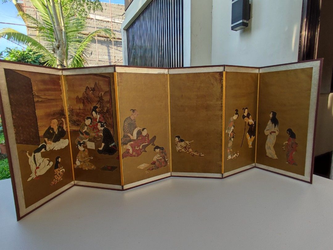 Scaled Version of Hikone Folding Screen, Hobbies & Toys, Memorabilia ...
